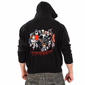 9 Sheets Halloween Iron on Transfers for T-Shirts,Halloween Heat Transfer Vinyl,Horror Movie Iron on Patches Sticker Halloween Iron on Decals for T-Shirt Clothes DIY