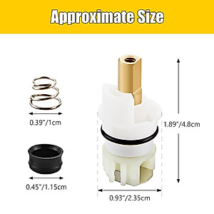 RP25513 faucet stem assembly, Replacement Kit for Delta two handle faucet repair kit, Includes RP4993 Seats and Springs, 2 Pack