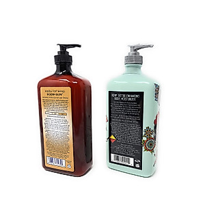 Bundle Of Malibu Moisturizer 40% More Free: Malibu Hemp Tattoo Enhancing Body Moisturizer 25 FL OZ & Malibu Hemp Golden Glow 25.4 FL OZ