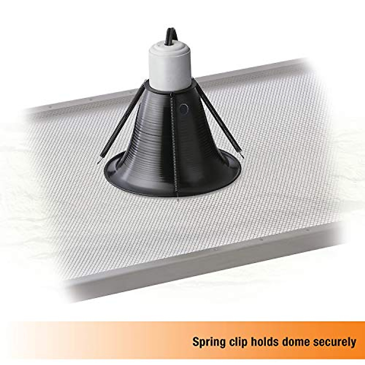 Zilla Premium Reflector Domes 5.5 Inches,Black