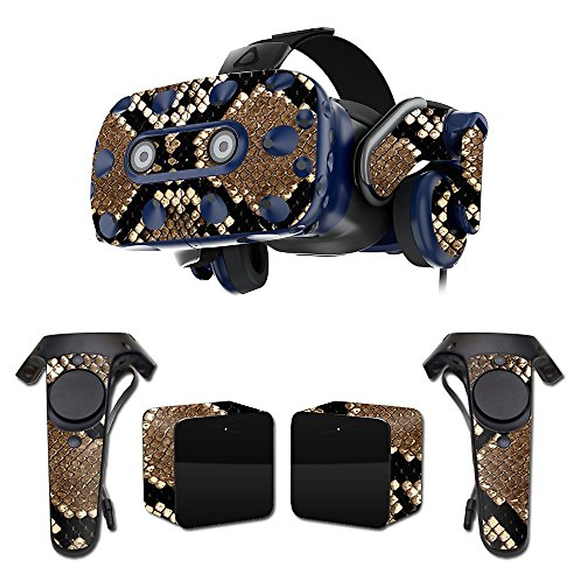 MightySkins Skin Compatible with HTC Vive Pro VR Headset - Rattler | Protective, Durable, and Unique Vinyl Decal wrap Cover | Easy to Apply, Remove, and Change Styles | Made in The USA