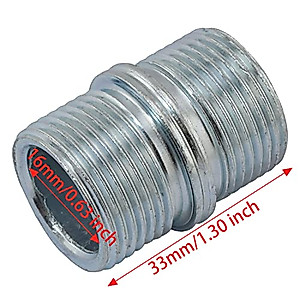 SDTC Tech 6 PCS 1"/25.4 mm Diameter Shelf Connectors for Wire Rack Shelves Glass Shelf Storage Racks Metal Rack Support Nut Replacement