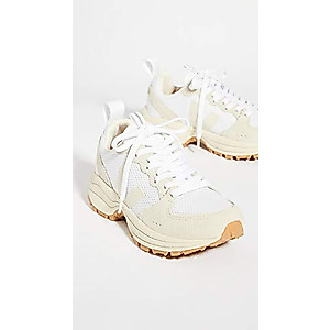 Veja Women's Venturi Trainer Sneakers, White Pierre/Natural, 6 Medium US