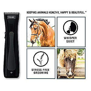 WAHL Professional Animal Mini Figura Pet, Dog, Cat, Horse, and Livestock Pet Trimmer Kit (#9868), Black, one Size