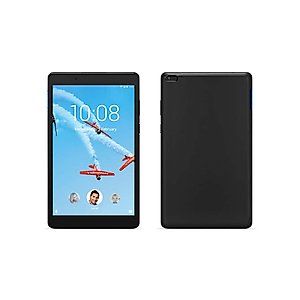 Lenovo Tablet - Android 7.0 (Nougat) - 16 GB Embedded Multi-Chip Package - 8" IPS (1280 x 800) - microSD Slot - Slate Black (ZA3W0054US) (Renewed)