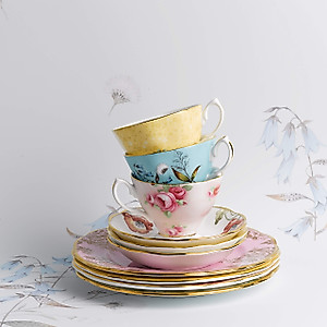 Royal Albert 100 Years of Royal Albert Teacups and Saucers, 1950-1990, Set of 5