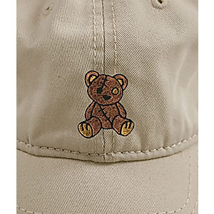 Riot Society Teddy Bear Embroidered Dad Hat - Sand, One Size