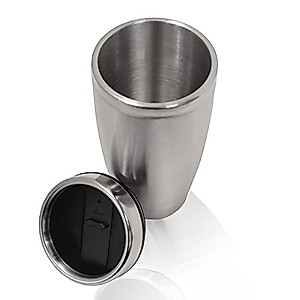 LaserGram 16oz Commuter Mug, LMT Licensed Massage Therapist, Personalized Engraving Included
