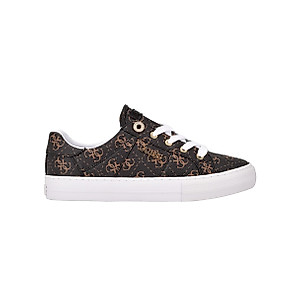 Guess Women's Loven3 Sneaker, Brown Multi 908, 7.5