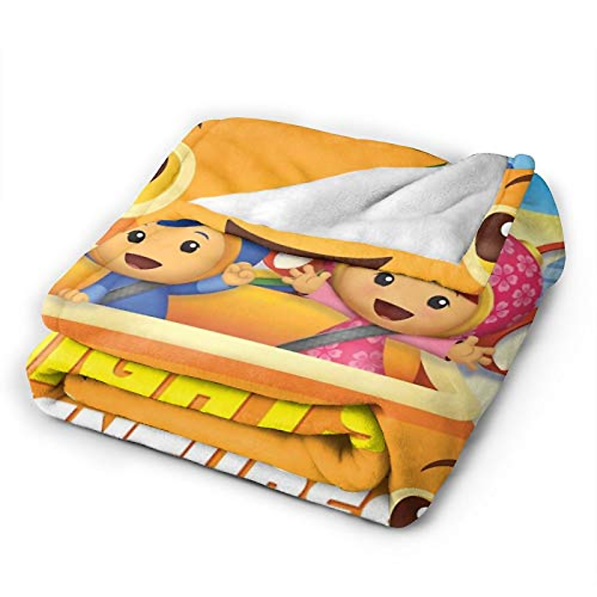 JohnHunt Team Umizoomi Blanket Anime AUltra-Soft Cozy Flannel Blankets Micro-Fleece Sofa Throw Lightweight Microfiber Bedding Blanket 80" x60