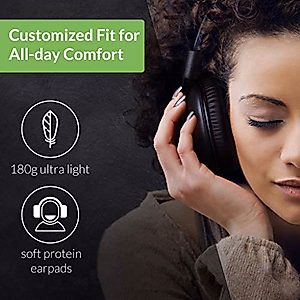 Avantree C519M - Bluetooth Headphones with Mic for PS5 & Switch, Wireless Headset with USB C Adapter for PC & Laptop, Low Latency, Support Two Headphones, 40hrs Playtime