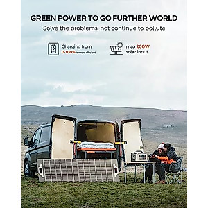 Steelite Portable Solar Power Station, 2220Wh Solar Generator with 6 2200W AC Outlets Peak 4500W, 18-Port Lithium Battery Backup with LED Light for Outdoor Camping, Home Use, Emergency