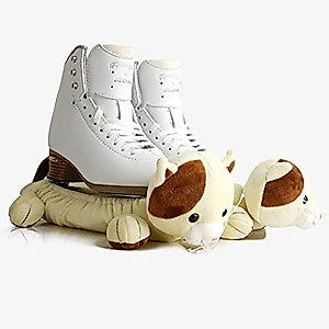 CUTICATE Animal Ice Skate Soakers Covers Protector Figure Skating Accessories for Hockey Skates, Figure Skates, Protect Skate Blades from Rust - Select Style - Cat