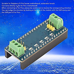 Expansion Board for Raspberry Pi, SP3232een Driver Chip, Dual Channel Uart Interface for Pico Motherboard, PCB Material, Easy to Convert RS232 Expansion Board