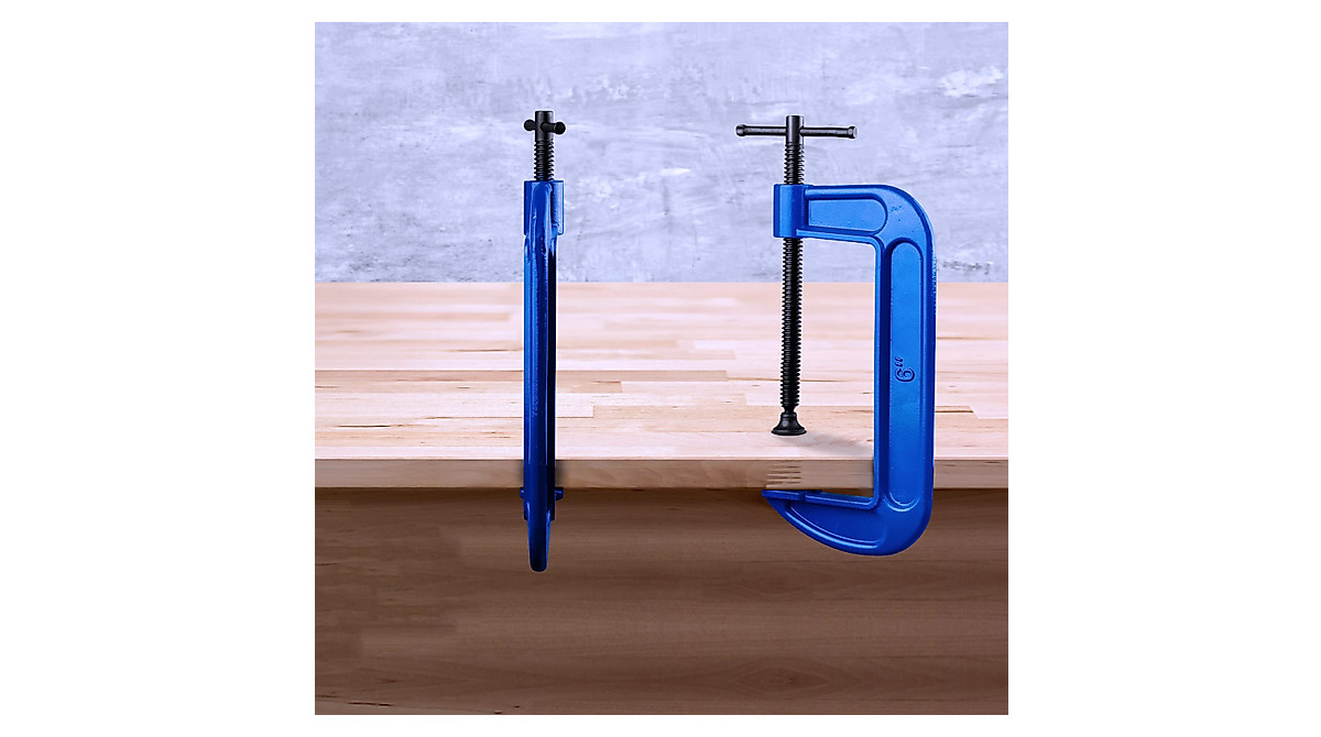 6-Inch Heavy Duty C Clamps for Woodworking & Welding