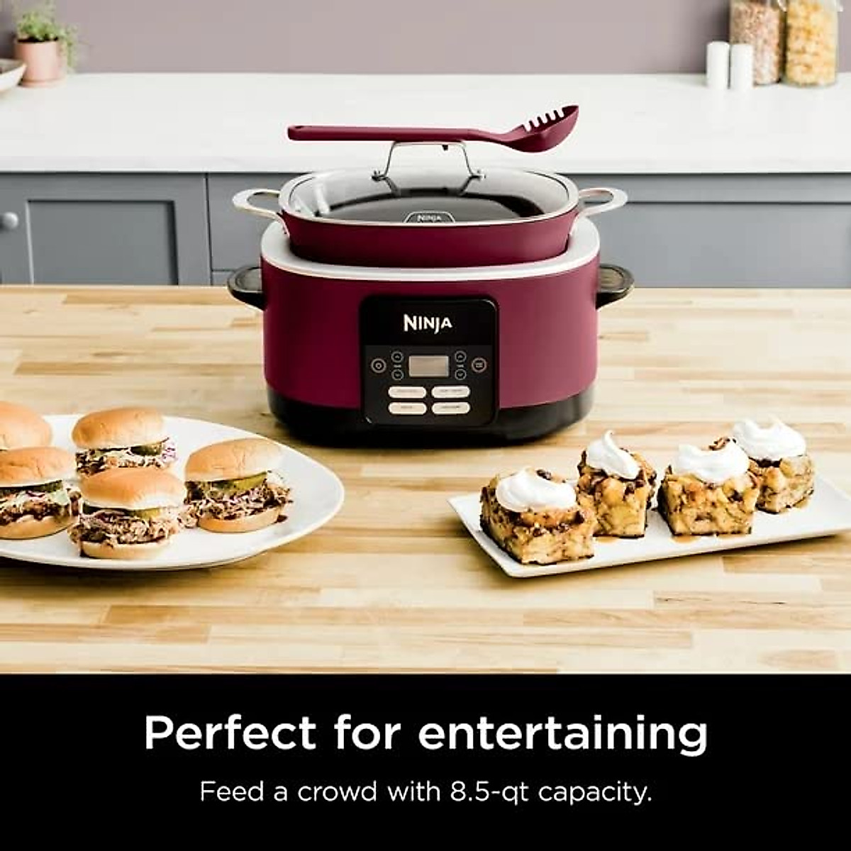 Foodi PossibleCooker 8.5Quart Multi-Cooker, with Slow Cooker, Pressure Cooker MC1000