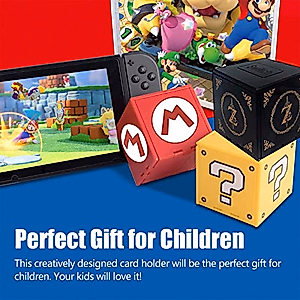 doepeBAE Games Storage Case Compatible for Nintendo Switch - Video Game Card Holde Protective Storage System Game Card Organizer Travel Container Box Hard Shell with 16 Game Card Slots (Z Blue 16)