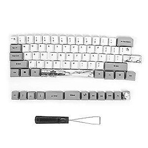 Replaceable Keycaps,73 PBT Sublimation Keycaps,with Cute Patterns,Abrasion Resistance,easy to Install,Suitable for Mechanical Keyboards (#3)