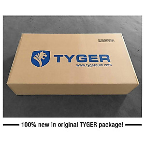 Tyger Auto Fender Flares Compatible with 1999-2006 Chevy Silverdo GMC Sierra 1500 2500 3500HD (Incl. 2007 Classic) Fleetside, Rough Textured Bolt-Riveted Style 4pc | TG-FF8C4057