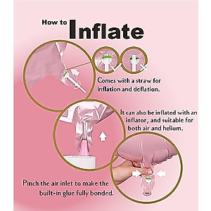 SUWEN 40 Inch Pink Large 15 Number Balloons Big Foil Helium Number Balloons 0-9 Jumbo Happy 15th Mylar Birthday Party Decorations for Girl or Women 51 Anniversary Party Supplies