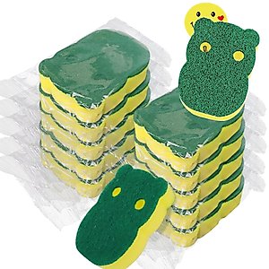 Kheoxusa Sponge Individually Wrapped,30 Pack Individually Wrapped Sponges-Hippo