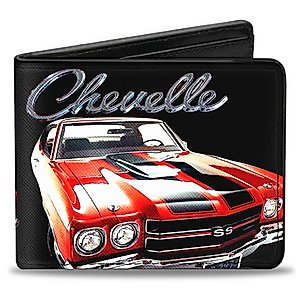 Buckle-Down Bifold Wallet Chevelle,4.0" x 3.5"