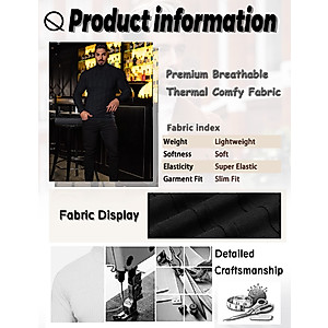 Long Sleeve Turtleneck High Neck Shirt Sweater Men Mens Fleece Pullover Men Jumper Mens Cycling Jersey Long Sleeve T Shirts Men's Mock Neck Mens Mock Turtleneck Shirt Funnel Neck Mens Long Sweater