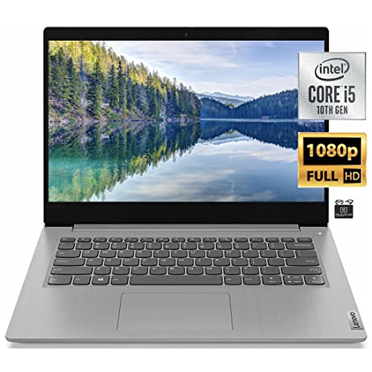 Lenovo 2022 Newest IdeaPad 14" FHD IPS Laptop Computer, Intel Core i5-10210U, Quad Core Up to 4.2 GHz, 12GB RAM, 512GB PCIe SSD, UHD Graphics, Bluetooth, HDMI, Webcam, Windows 11+HubxcelCables