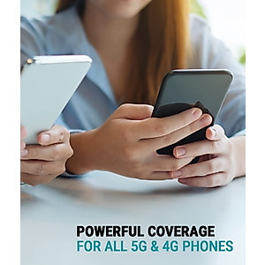 SureCall Fusion2Go 3.0 RV Cell Signal Booster for Motorhome, 5G/4G LTE, Large Vehicles, Permanent Omni Antenna, Multi-User All Carrier Boosts Verizon AT&T Sprint T-Mobile, FCC Approved, USA Company