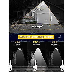 DragonLight 800W Solar Street Lights Outdoor - 18,000LM 320 LEDs Solar Lamp Security Motion Sensor Solar Flood Light with Remote Control - Dusk to Dawn IP65 Waterproof for Yard, Garden, Patio, Shed