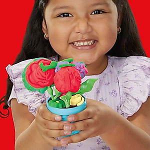 Play-Doh Blooming Flower Garden Toy Playset, Nature Pretend Play, Kids Arts & Crafts Ages 3+