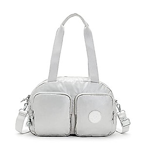 Kipling Cool Defea Metallic Shoulder Bag Bright Metallic
