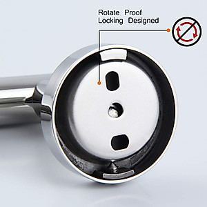 kimzcn 12-Inch Towel Bar SUS 304 Stainless Steel Towel Rack Wall Mounted Towel Rail Towel Rod for Bathroom Modern Style Polished Finish