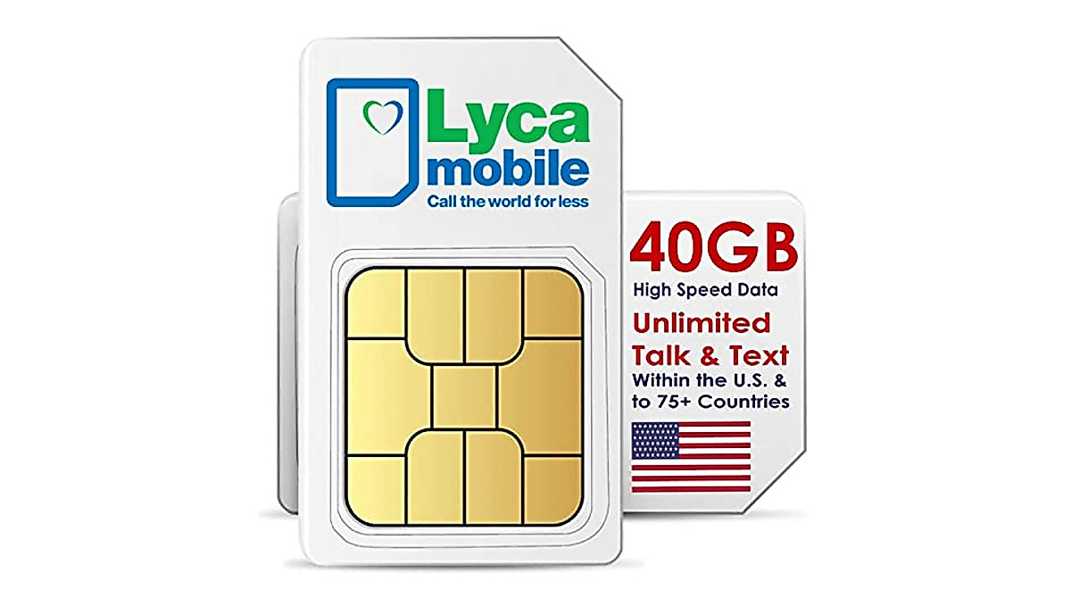 Lyca Mobile $49 30-Day US SIM with Unlimited Data & International Calls