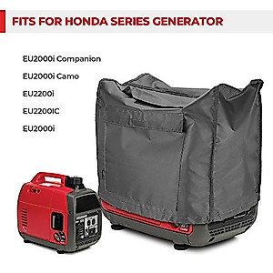 BougeRV Generator Cover for Honda Generator EU2200i EU2200IC EU2000i EU2000i EU2000i Companion for Honda Power Equipment 420D Polyester Fabric Outdoor 08P57-Z07-00S Generator accessories