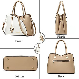 SiMYEER Purses and Handbags Top Handle Satchel Shoulder Bags Messenger Tote Bag for Ladies