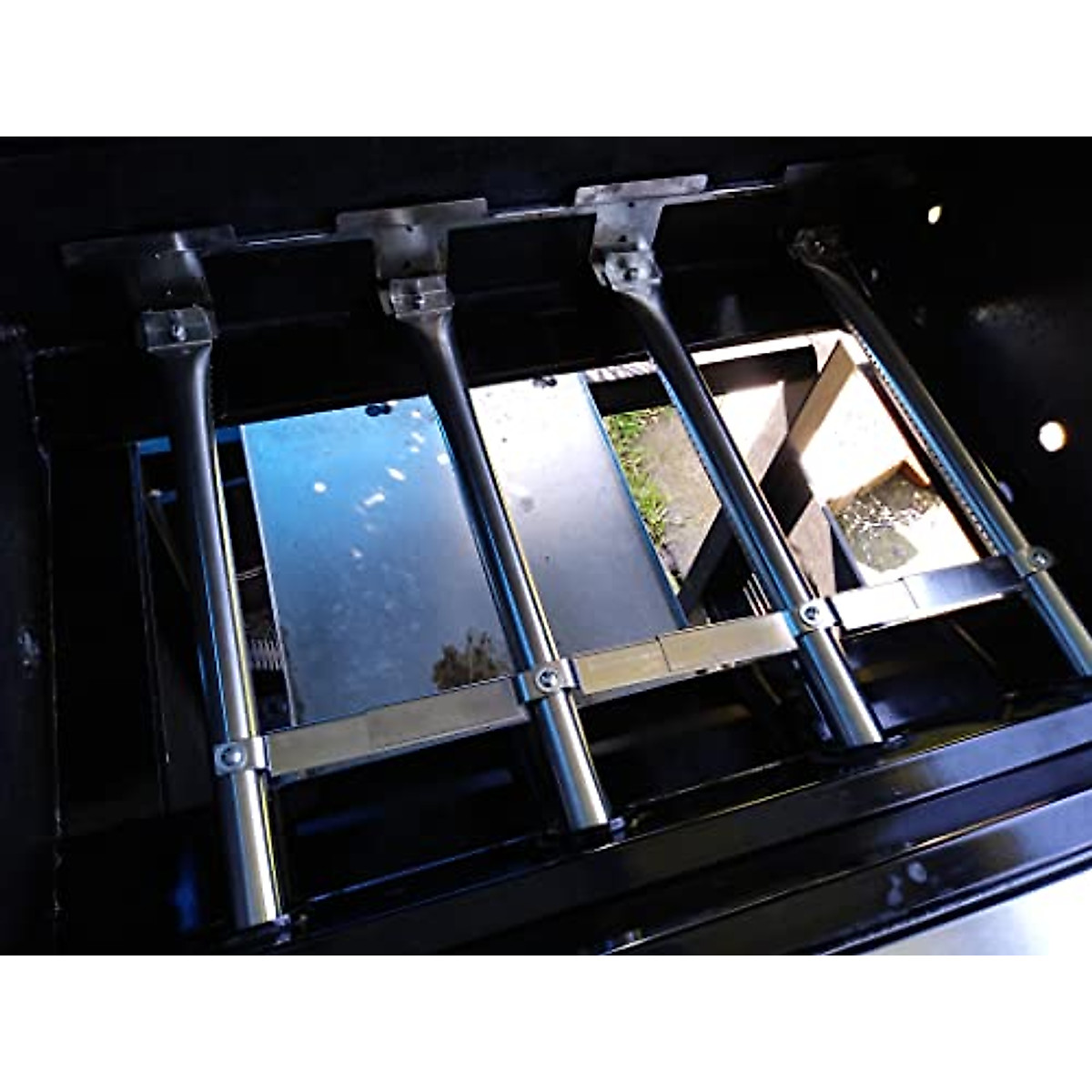 Hisencn Replacement Parts Kit for Charbroil 4 Burner 463211512, 463211513, 463211514 Gas Grill, Stainless Steel Grill Burner, Porcelain Steel Heat Tent Shield Deflector, Adjustable Carryover Tube