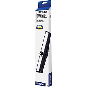 Epson S015335 FX 2190 LQ-2090 Ribbon Cartridge (Black) in Retail Packaging