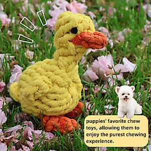 SOCOWVAKA 6PCS Dog Chew Toys Cotton Rope Dog Teeth Clean and Training Durable Dog Plush Toys Boredom and Interactive Biting Rope for Puppy Small Medium Dogs (Animal)