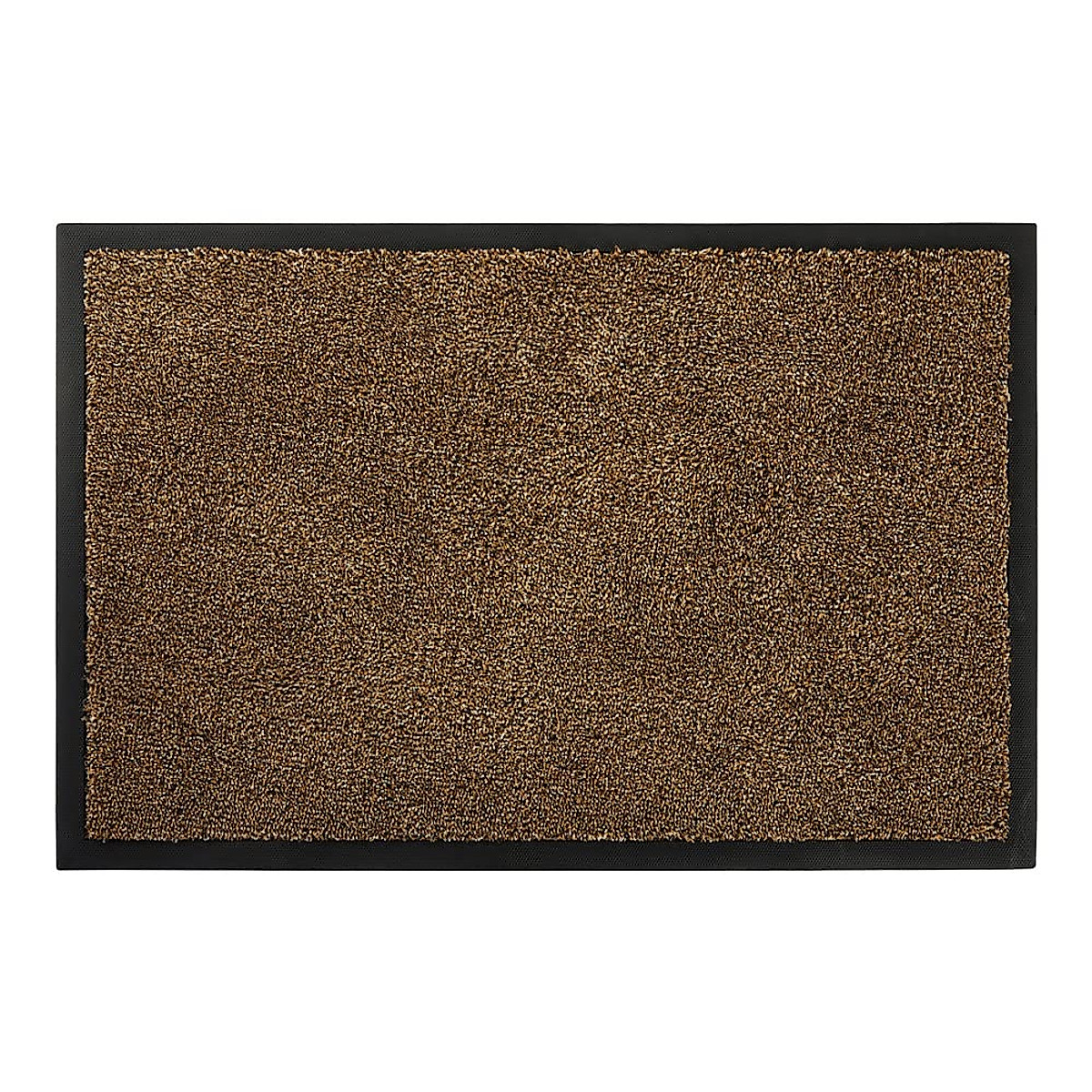 Matace Microfiber Super Absorbent Home Entrance Door Mat, Indoor and Outdoor Floor Mat with Non Slip Backing, Dirt and Mud Trapper Front Door Rug for Entryway (24"x36", Brown)