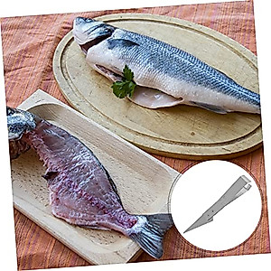 Grill Scraper Tool 10pcs Hair Puller Seafood Tools Hair Shaver Pin Bone Pliers Flat Hair Pliers Wool Puller Chicken Hair Tweezers Boneless Fish Bone Kitchen Supplies Razor Silver