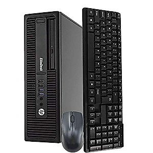 HP 800 G1 SFF Computer Desktop PC, Intel Core i7 3.4GHz Processor, 16GB Ram, 512GB M.2 SSD,Wireless Keyboard & Mouse, WiFi | Bluetooth, Microsoft Office 365, Windows 10 Professional (Renewed)