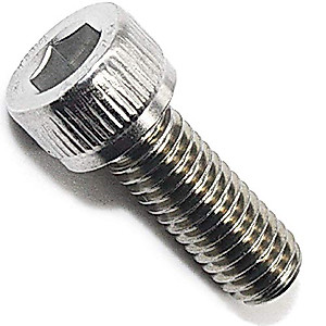 Fullerkreg M6-1.0 x 50MM Socket Head Cap Screws, Allen Socket Drive, Din 912, AISI 304 Stainless Steel (18-8), Full Thread, Bright Finish, Machine Thread, Quantity 10