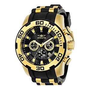 Invicta Men's 22340 Pro Diver Analog Display Quartz Black Watch