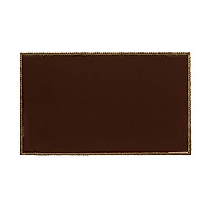 East West Furniture Oslo 7 Piece Outdoor Wicker Patio Furniture Sets Consist of a Rectangle Bistro Table with Glass Top and 6 Balcony Armchair with Cushion, 36x60 Inch, Brown