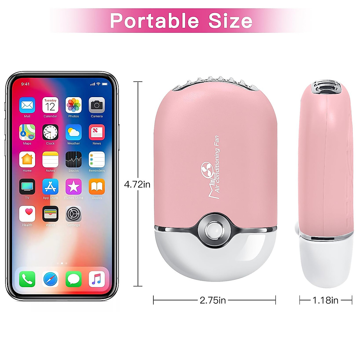 mlogiroa Lash Fan Mini Portable Eyelash Fan Handheld Lash Fan Dryer for Eyelash Extensions Rechargeable USB C Eyelash Dryer Air Cooling Blower Fan with Built in Sponge Lash Extension Application