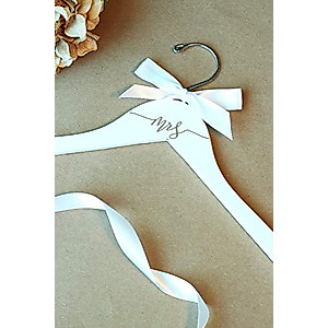 Mrs Wedding Hanger, Bride Hanger, Bridal Wedding Gift, Decal