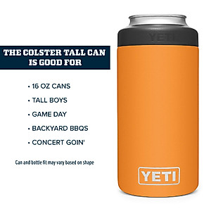 YETI Rambler 16 oz. Colster Tall Can Insulator for Tallboys & 16 oz. Cans, King Crab