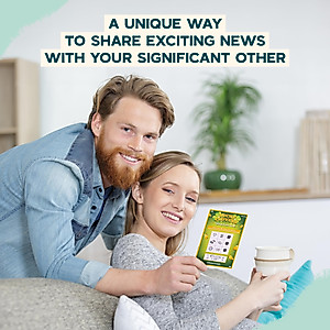 VNS Creations 5 Pregnancy Announcement Scratch Off Cards - Fun Ways to Announce Pregnancy - Baby Reveal Ideas for Grandparents - Fake Lottery Pregnancy Reveal to Husband, Wife, Kids, Family