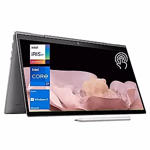 HP Newest 13th Generation Envy 2-in-1 Laptop, 15.6” Touchscreen Display, Intel Core i7-1355U Processor, 64GB RAM, 2TB SSD, Wi-Fi 6, Backlit KB, SD Card Reader, Windows 11 Home, Grey, Stylus Pen